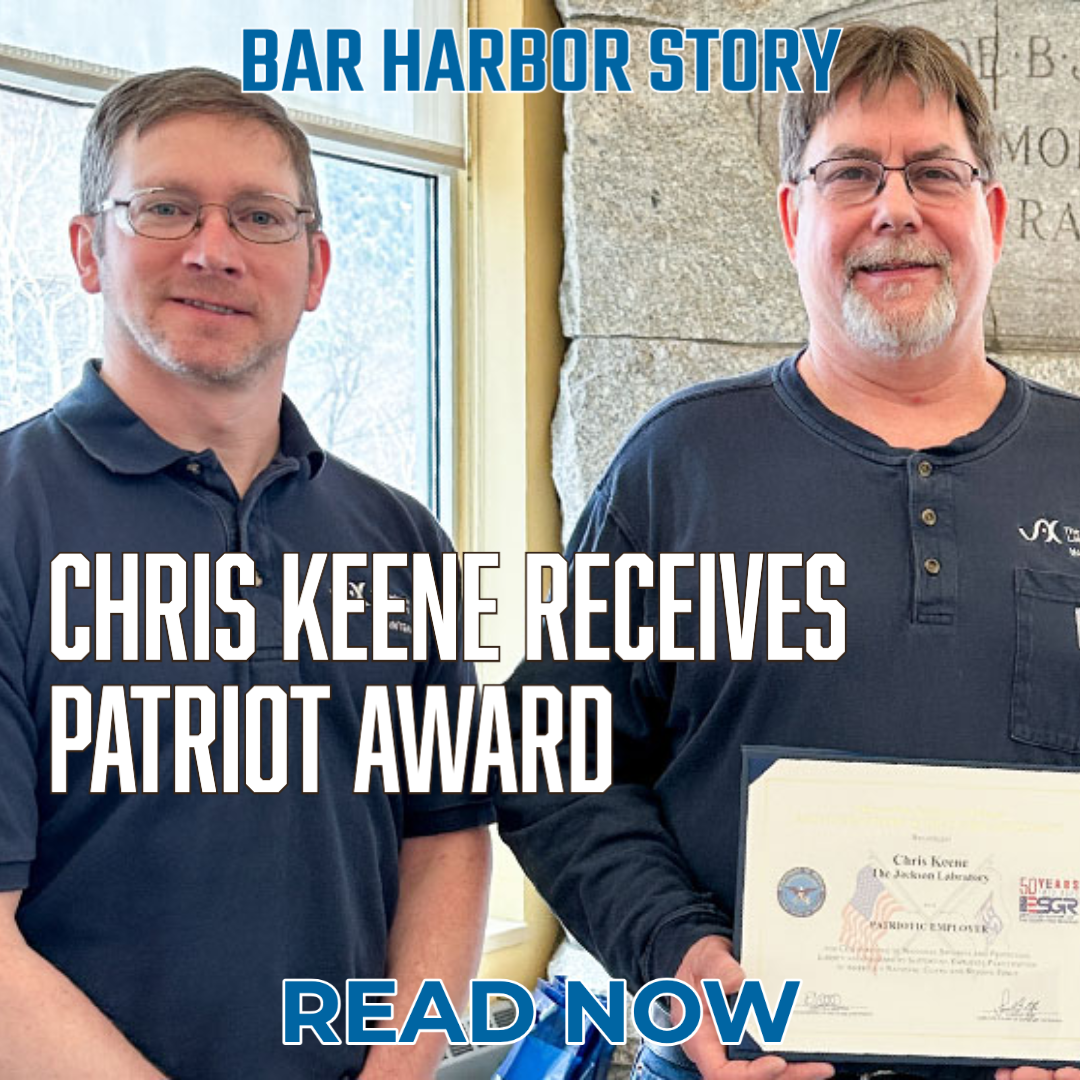 Chris Keene Receives Patriot Award – Bar Harbor Story